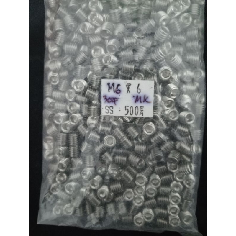 Jual Baut handle pintu M6X6 drat baut 10 | Shopee Indonesia