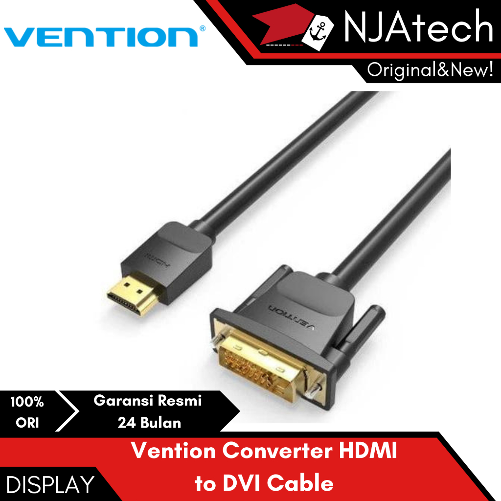 Jual Kabel Converter HDMI to DVI Vention Bidirectional Cable Adapter ...