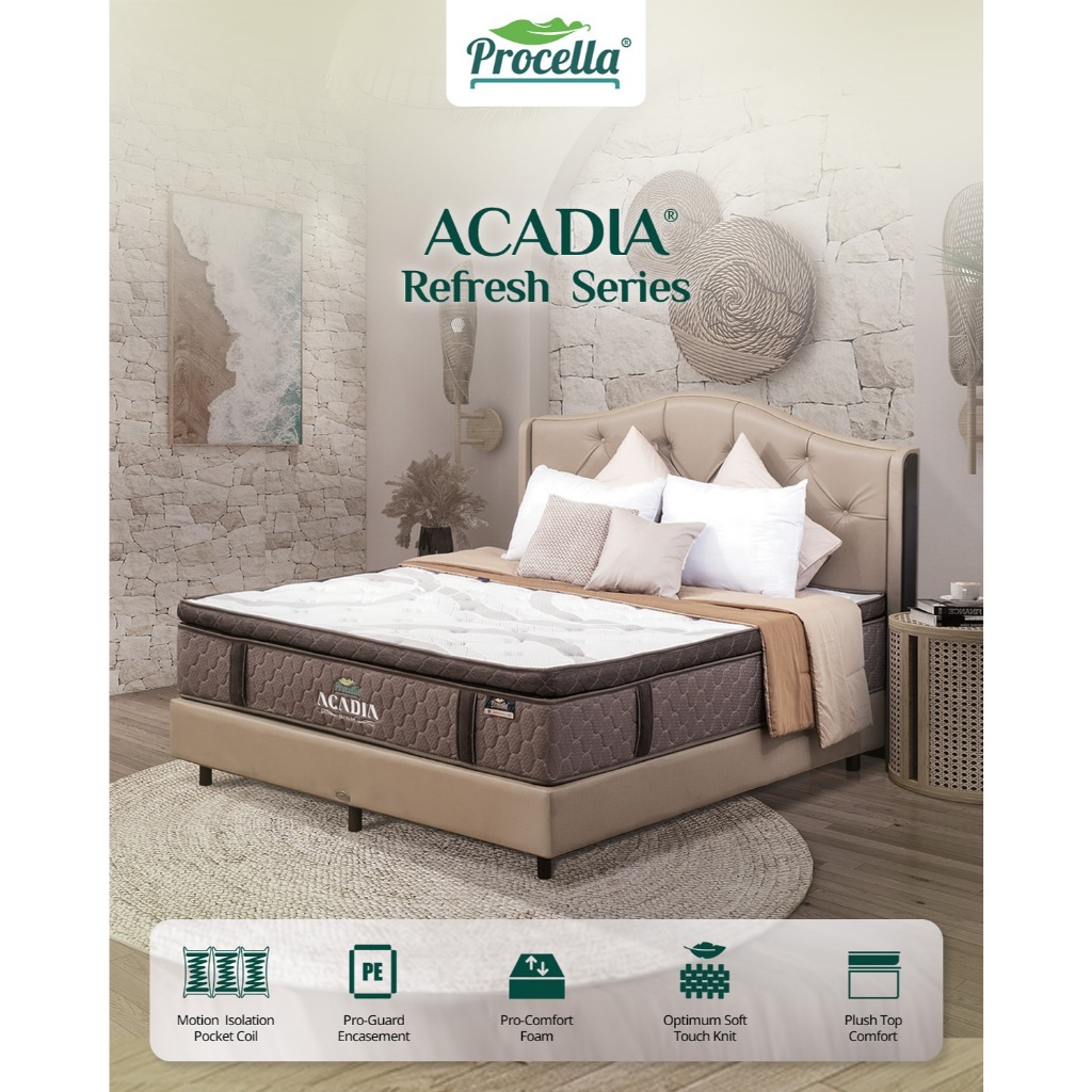 Jual PROCELLA REFRESH SERIES - ACADIA SPRINGBED | MATTRESS ONLY | TEBAL ...