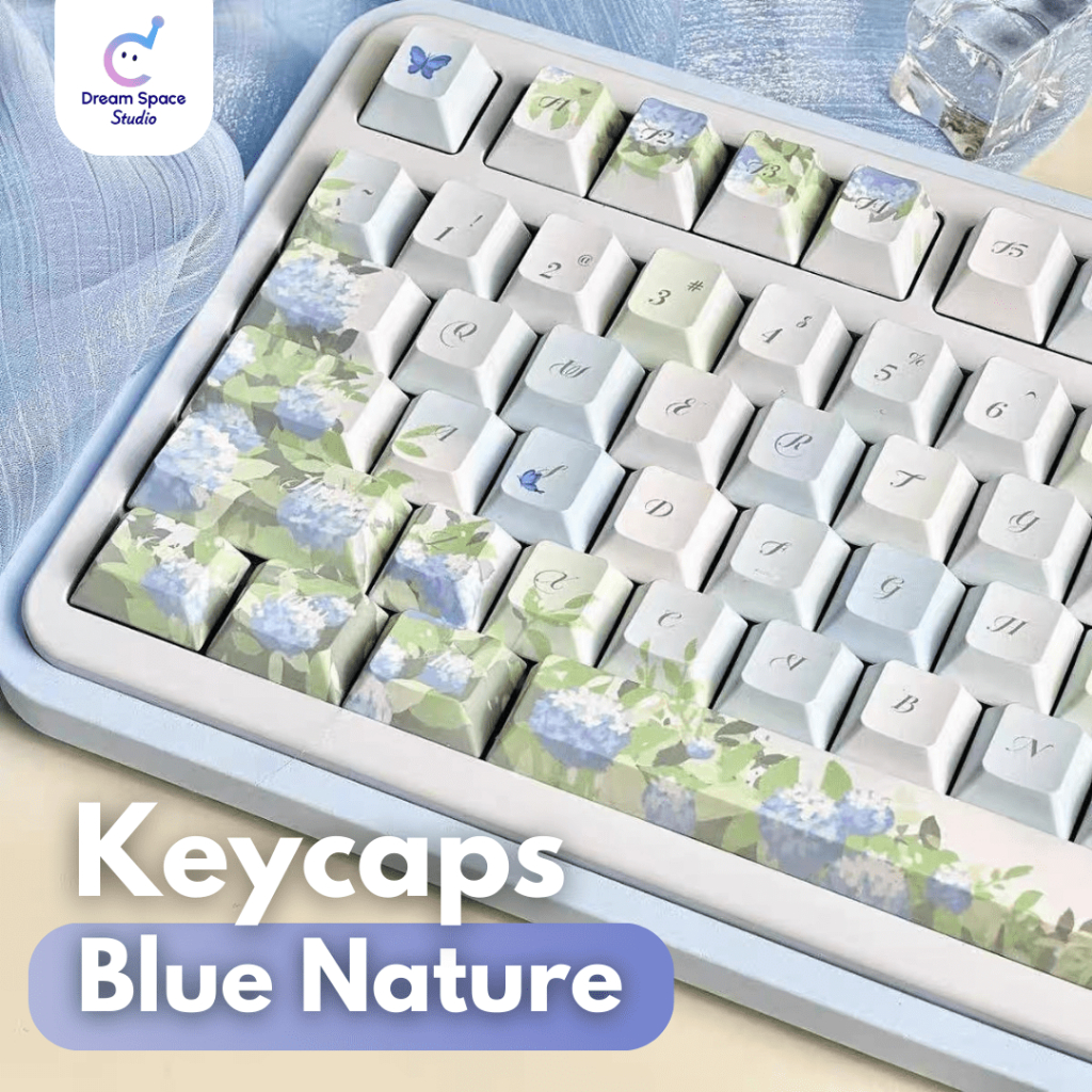 Jual Dreamspace Studio Keycaps Keyboard Blue Nature Biru Hijau ...