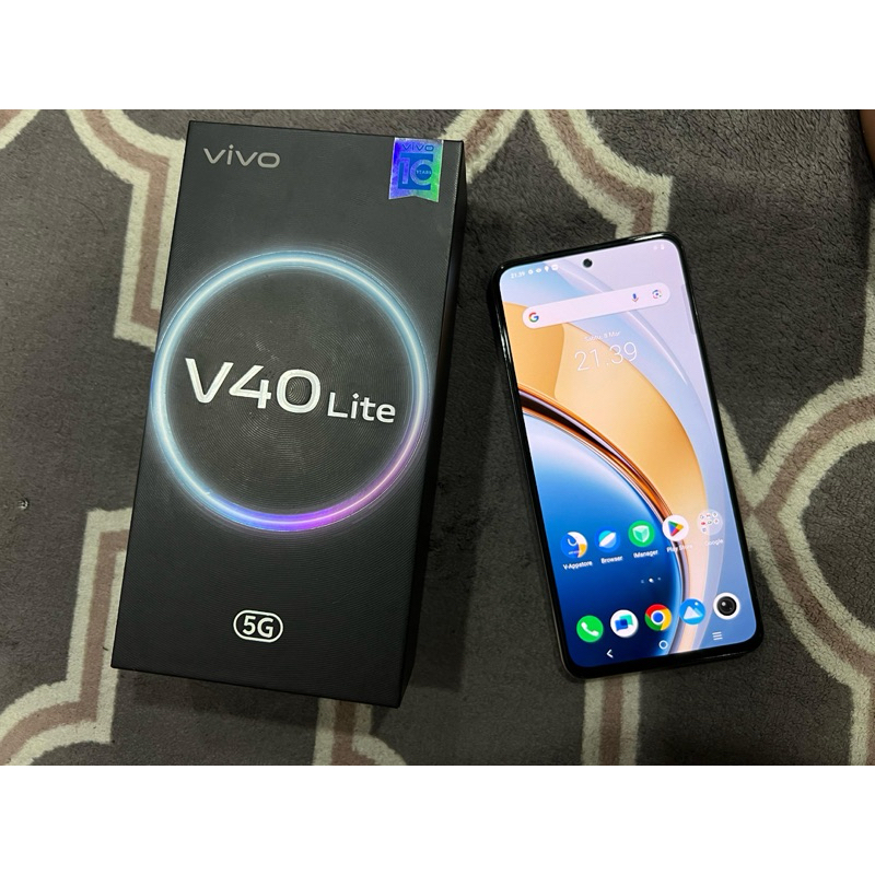 Jual hp second Vivo V40 lite 8/256 5G normal mulus | Shopee Indonesia