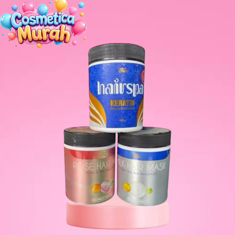 Jual pn,ax] TATA HAIR MASK 400 GR - TATA MASKER RAMBUT KERATIN MILK ...