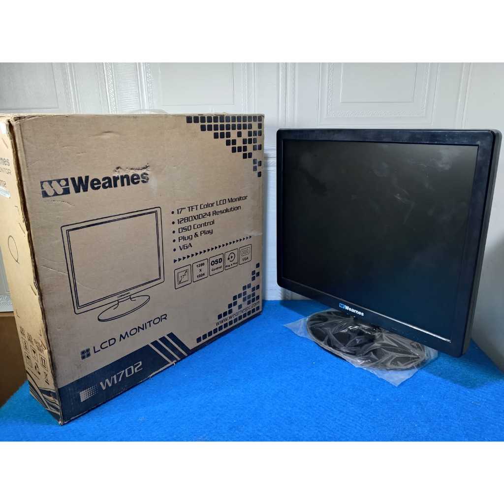 Jual MONITOR LCD 17 INCH WEARNES W1702 HD 100% BARU DAN PALING MURAH ...