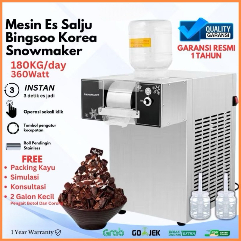 Jual Mesin es bingsoo 360 watt Mesin Bingso machine Snow Ice Maker ...