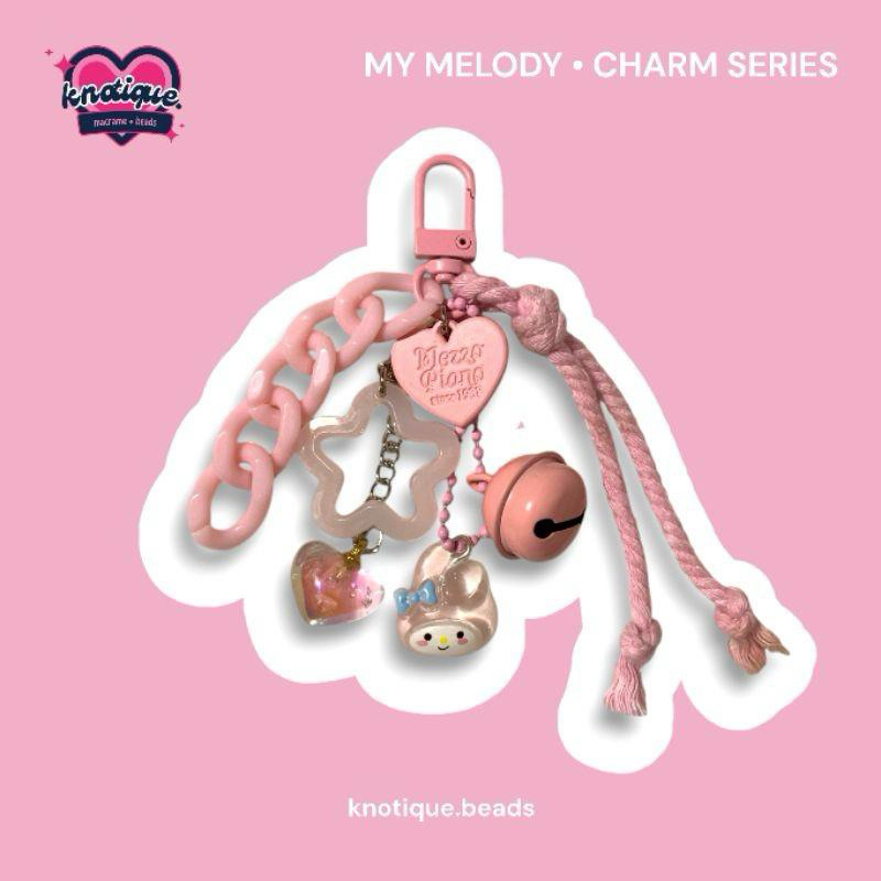 Jual My Melody Charm Series - Keychain Macrame by Knotique Beads ...