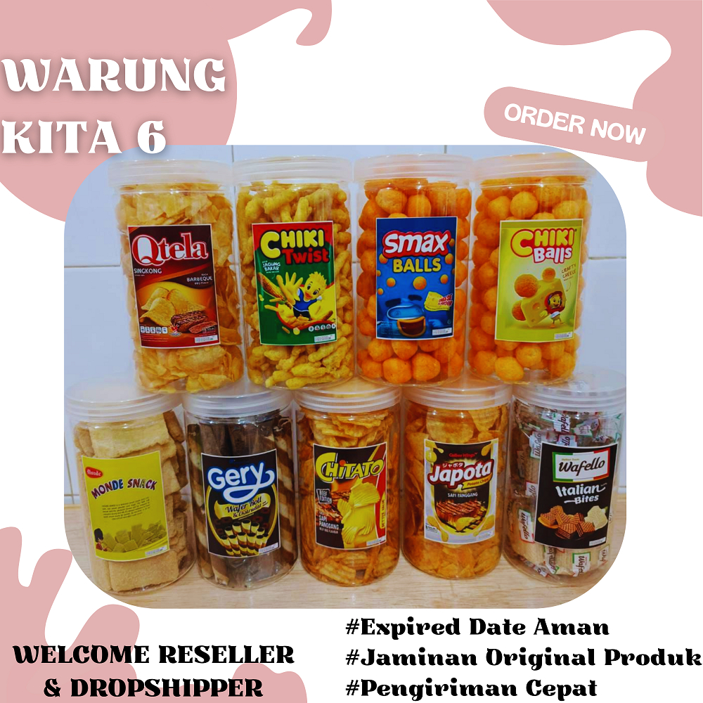 Jual WARUNGKITA6 - Termurah! Snack Original Repacking Qtela/Chiki Twist ...