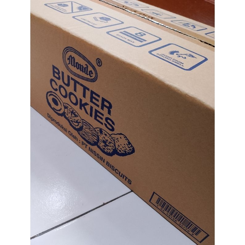 Jual Monde Butter Cookies 1 Karton isi 6 pcs | Shopee Indonesia