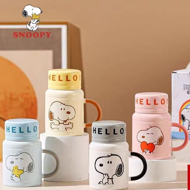 Jual ORIGINAL SNOOPY Gelas Keramik Mug Snoopy Cangkir Snoopy Peanuts Import 400 ML | Shopee ...