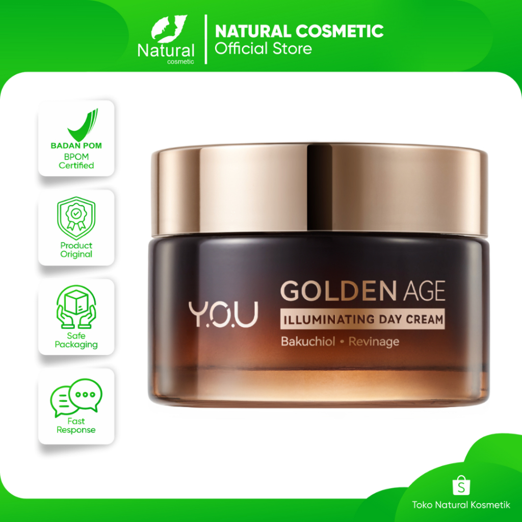 Jual YOU Golden Age Illuminating Day Cream 30g | Shopee Indonesia