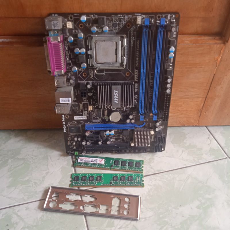 Jual motherbroad gaming G41 Combo MSI plus cpu core 2 squad E8400 dan ...