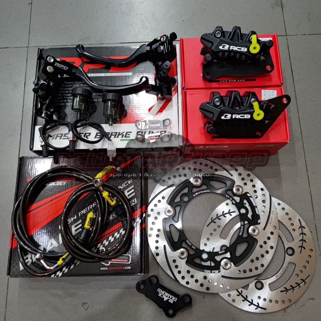 Jual Paketan Master Rem RPD Radial Kanan 17mm Kiri 16mm / 15mm ...