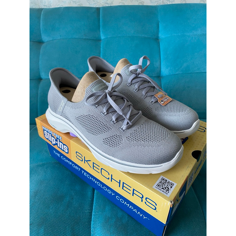 Jual Skechers Slip Ins Go walk 7 memory foam hyper pillars Women 125213 | Shopee Indonesia