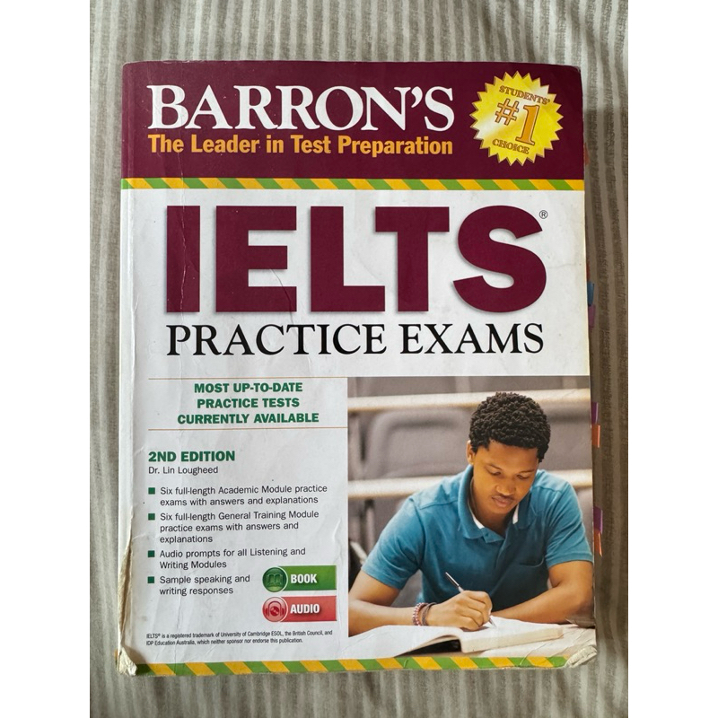 Jual [preloved] buku barron’s IELTS practice exams kumpulan soal-soal ...