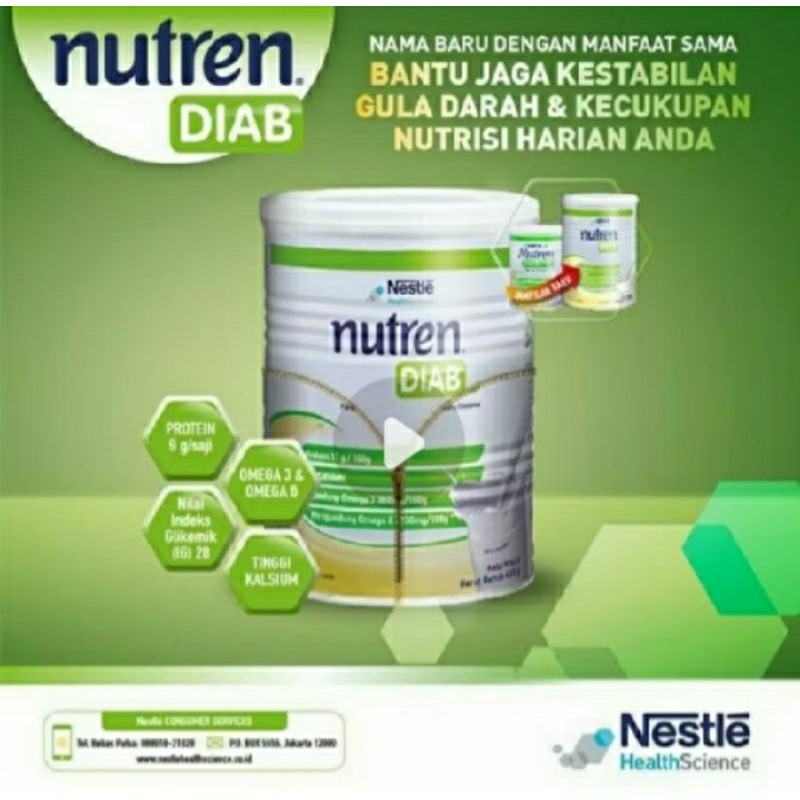 Jual Nutren Diab 400 gr (Ed Desember 2025) | Shopee Indonesia