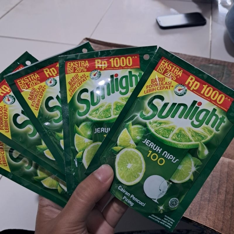Jual Sunlight Jeruk Nipis 5pcs sachet 1000 | Shopee Indonesia