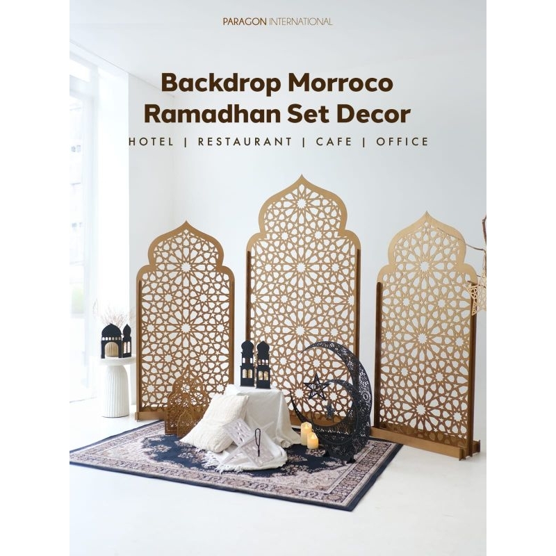 Jual Backdrop Ramadhan Morocco | Dekorasi Lebaran Islamic | Shopee ...