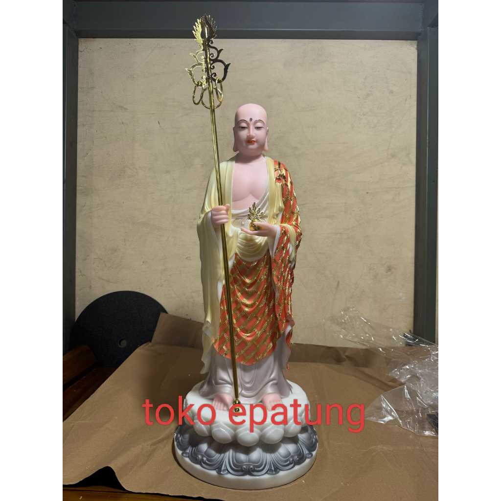 Jual patung ti can wang / ti cang wang / kistigarbha - kuning / merah ...