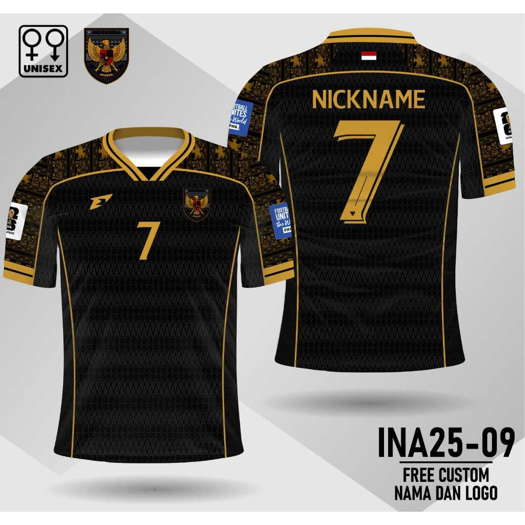 Jual ( Bahan EMBOSS PREMIUM ) Jersey Timnas Away Indonesia 2025/Kaos ...