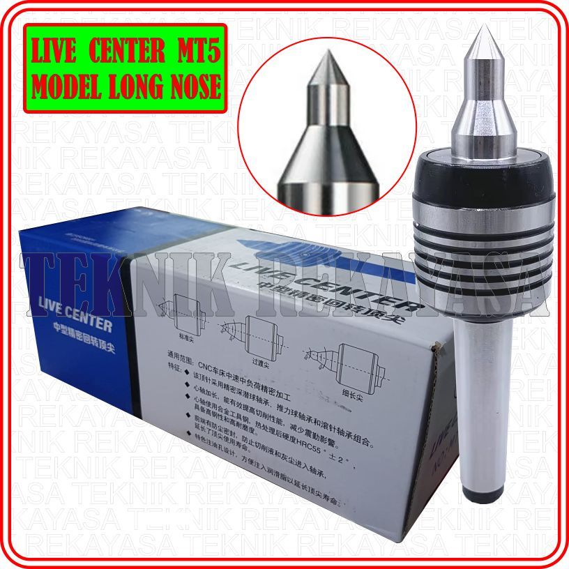 Jual MT5 LIVE CENTER LONG NOSE MT5 / CENTER PUTAR MT5 / CENTER BUBUT ...