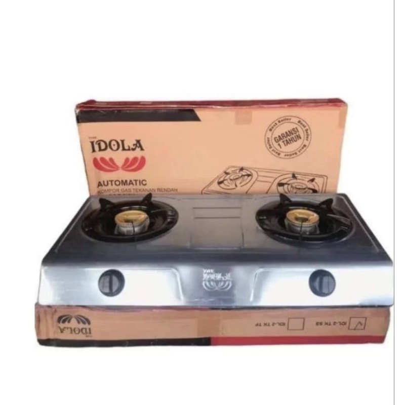 Jual kompor stainless dua tungku memiliki api yang besar | Shopee Indonesia