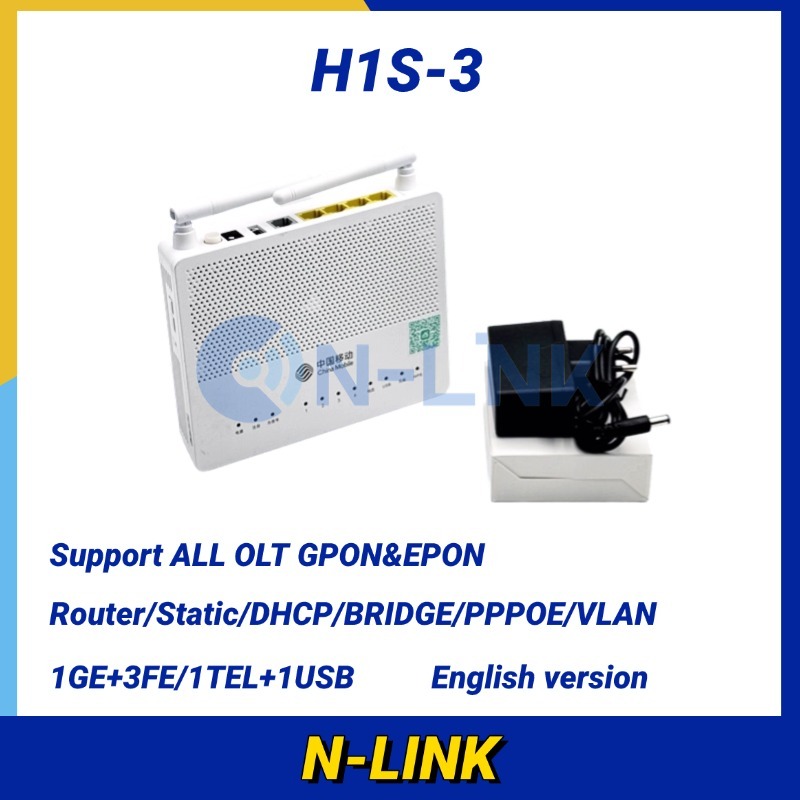 Jual Modem WiFi H1S-3 XPON EPON GPON ONU – 1GE 3FE – Wireless Router ...