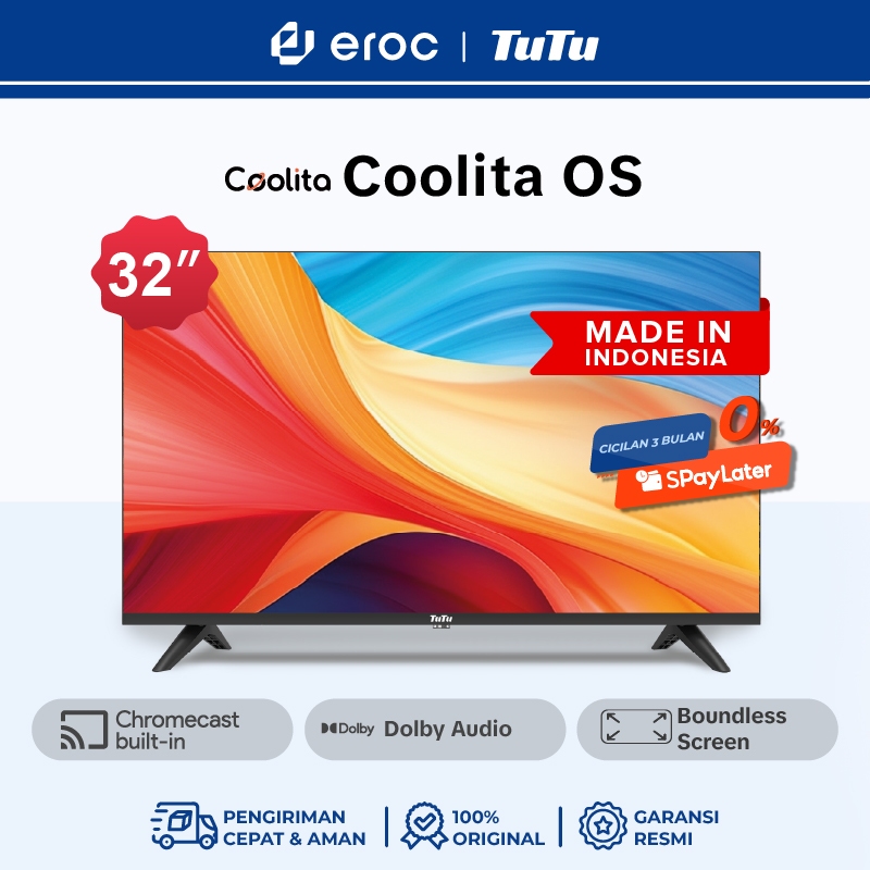 Jual TUTU Smart TV 32 inch - Coolita - Full HD - Dolby Audio - WiFi ...