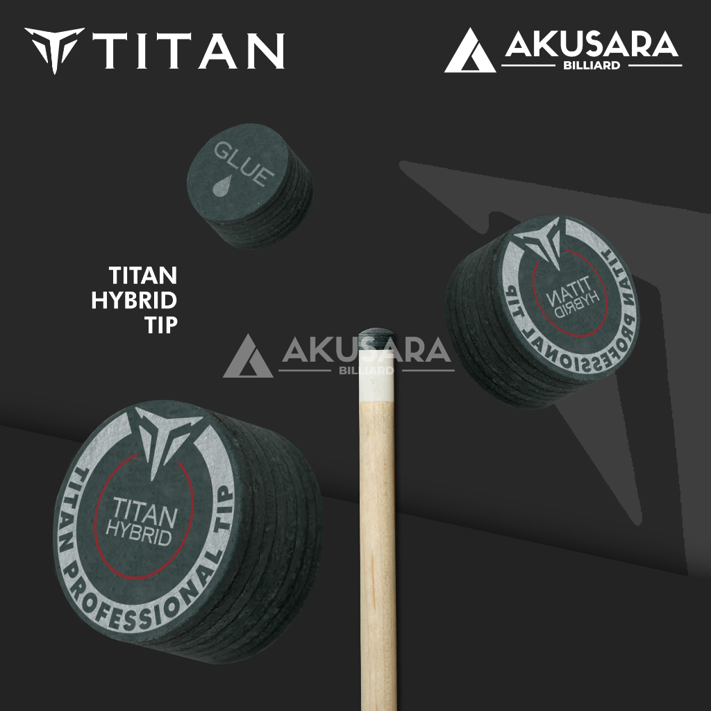 Jual Titan Hybrid Tip Billiard Original Play Cue 14mm | Shopee Indonesia