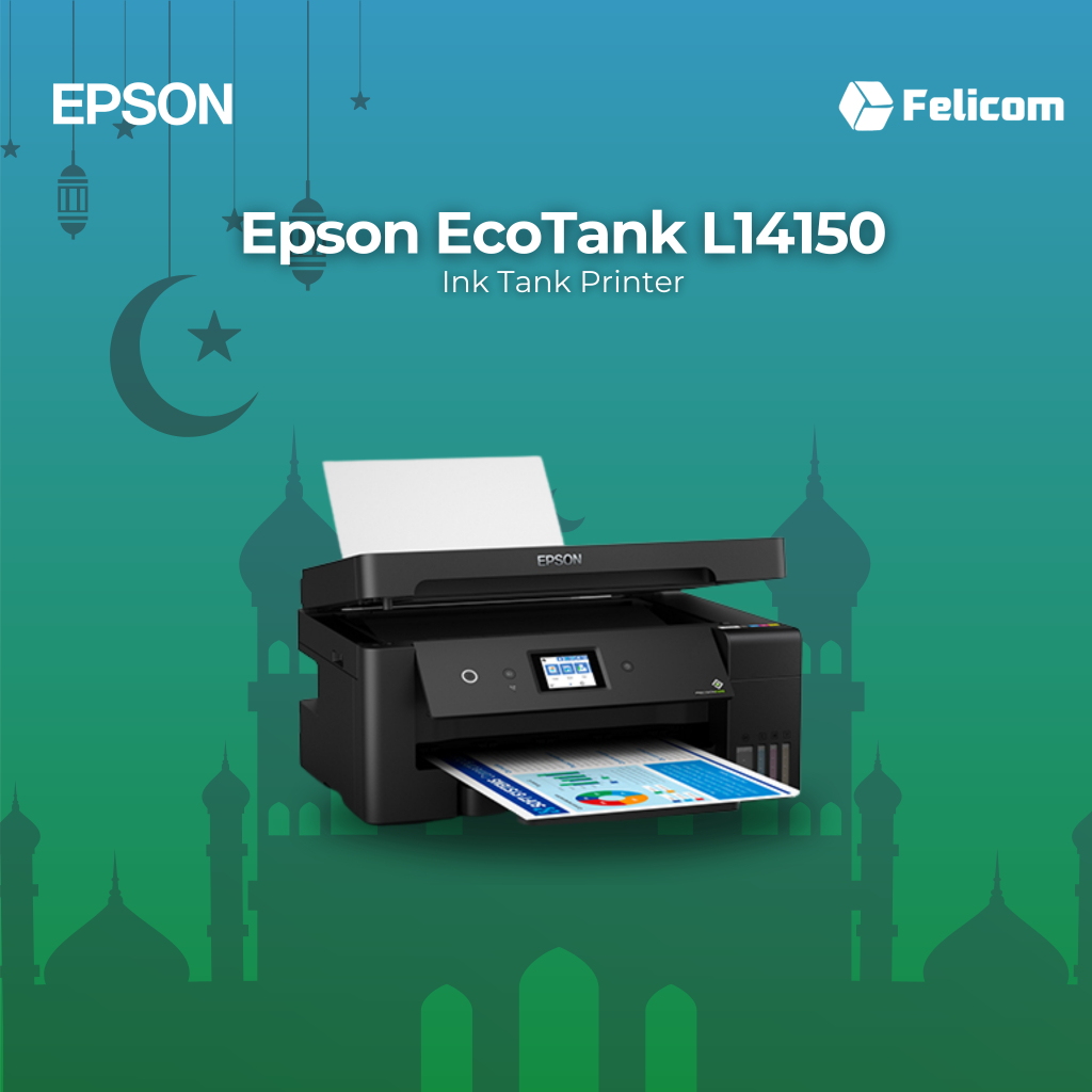 Jual Printer Epson Ink Tank EcoTank L14150 A3+ WiFi Print Scan Copy ...