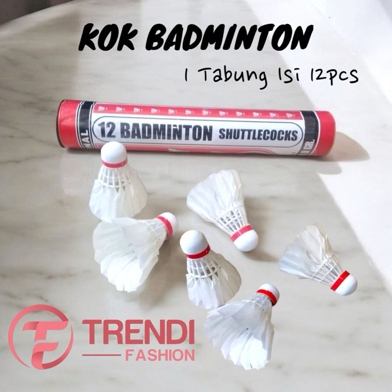 Jual Kok Badminton 1 Tabung Isi 12pcs Kok Bulutangkis Shuttlecock ...