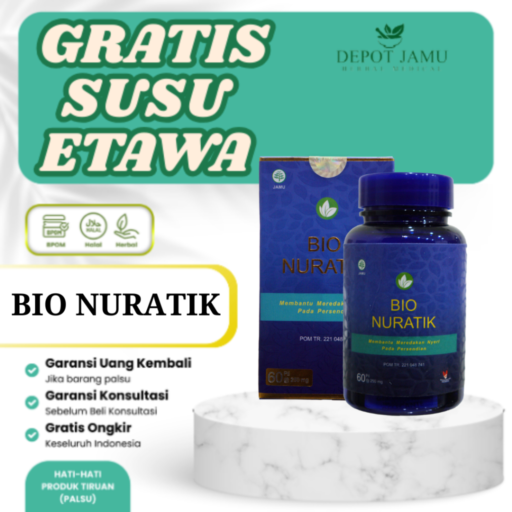 Jual BIO NURATIK | OBAT ASAM URAT, REMATIK, KESEMUTAN, KOLESTROL ...