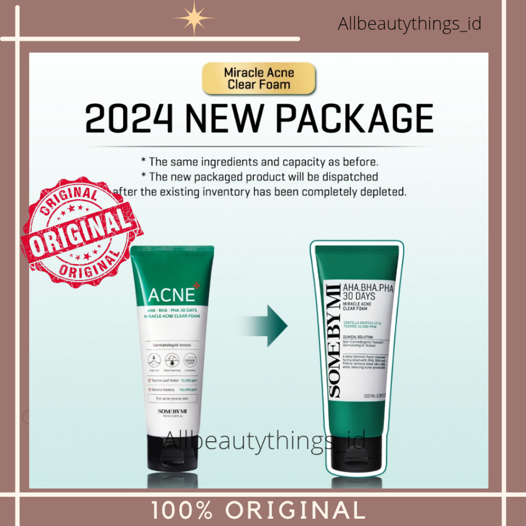 Jual SOME BY MI AHA-BHA-PHA 30 DAYS MIRACLE ACNE CLEAR FOAM Somebymi ...
