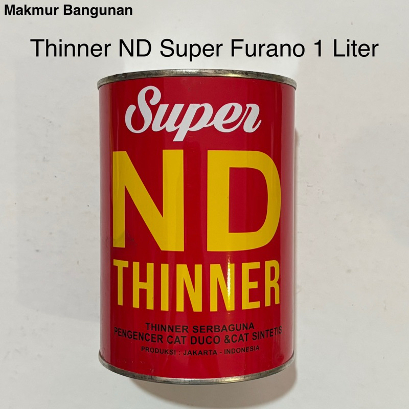 Jual Thinner ND Super Furano 1 L | Pelarut Pengencer Cat Minyak Cat Kayu Besi | Shopee Indonesia