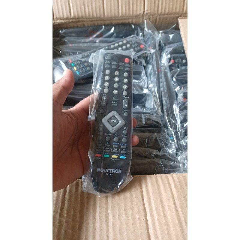Jual REMOTE TV TABUNG U-SLIM POLYTRON REMOTE LED TV POLYTRON ORIGINAL ...