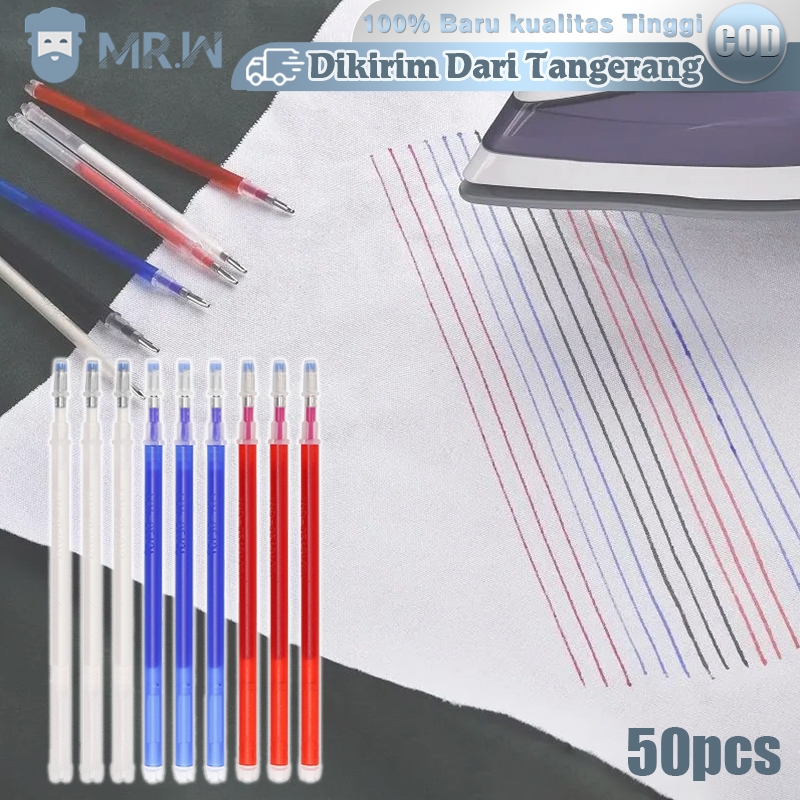 Jual 50pcs/Set Heat Eraser Pen Pena Penanda Jahitan Pulpen Pola Kain ...