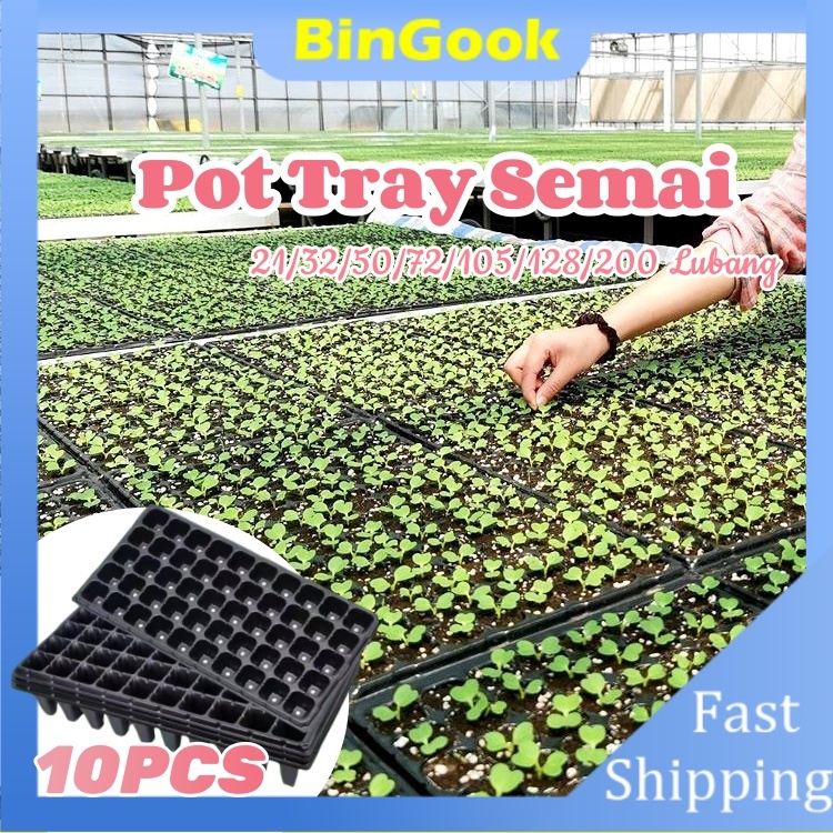 Jual Seedling Pot Pot Tray Semai Bibit Benih / Pot Bibit 21/32/50/72 ...