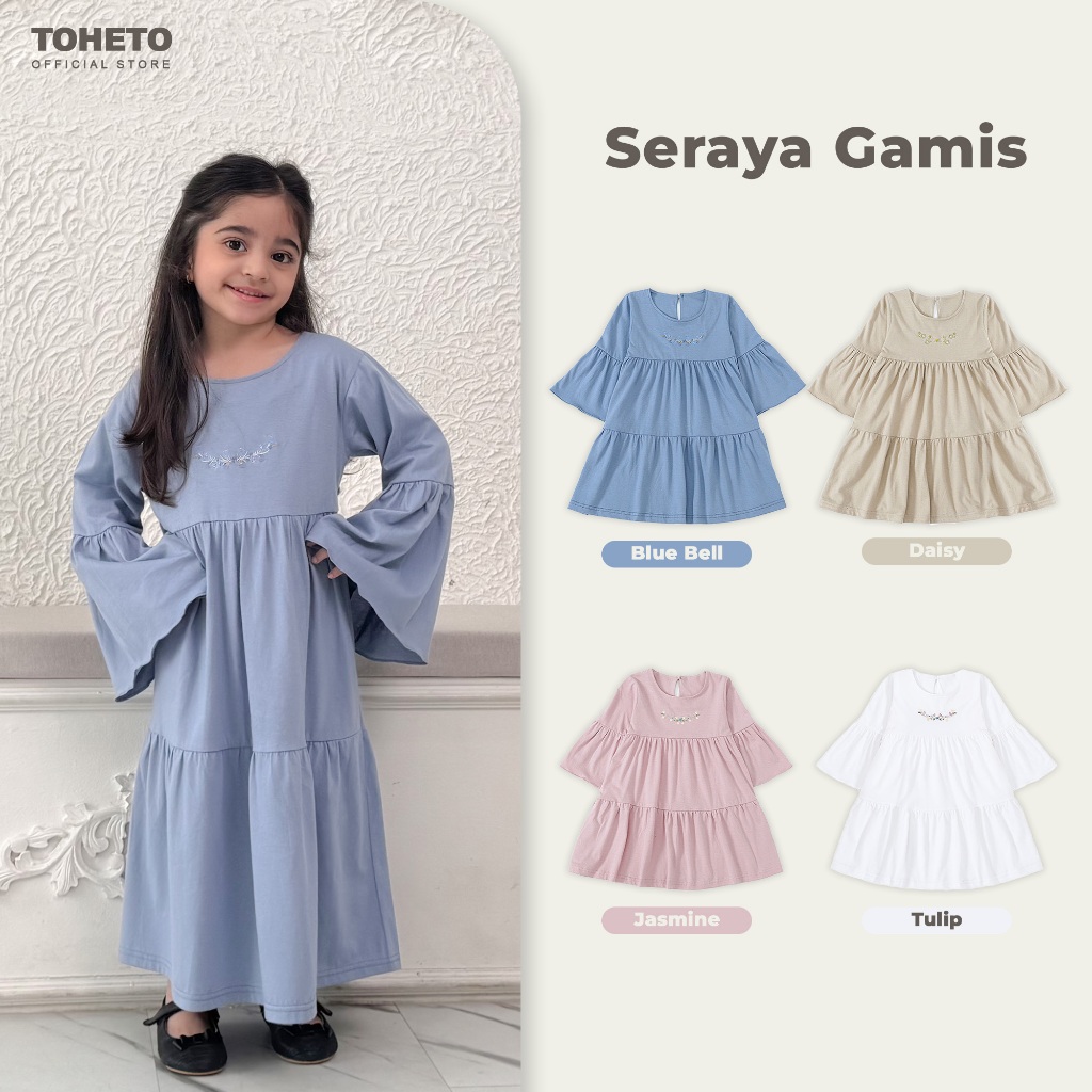 Jual Toheto - Seraya Gamis - Anak Perempuan 1-6 Tahun | Shopee Indonesia