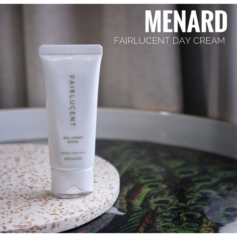 Jual Menard Fairlucent Day Cream White SPF 50 (Preloved) | Shopee Indonesia