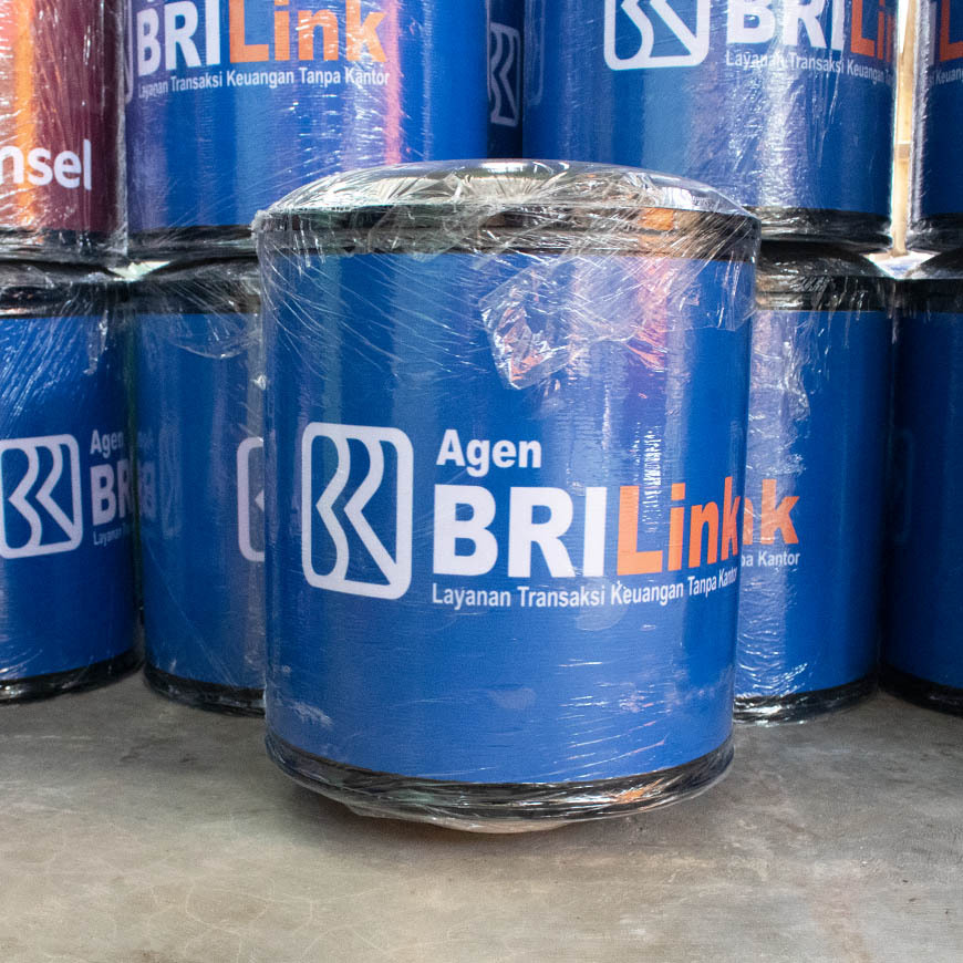 Jual Kursi Tong Berlogo BRI Linki Untuk Memperindah Tampilan Toko ...