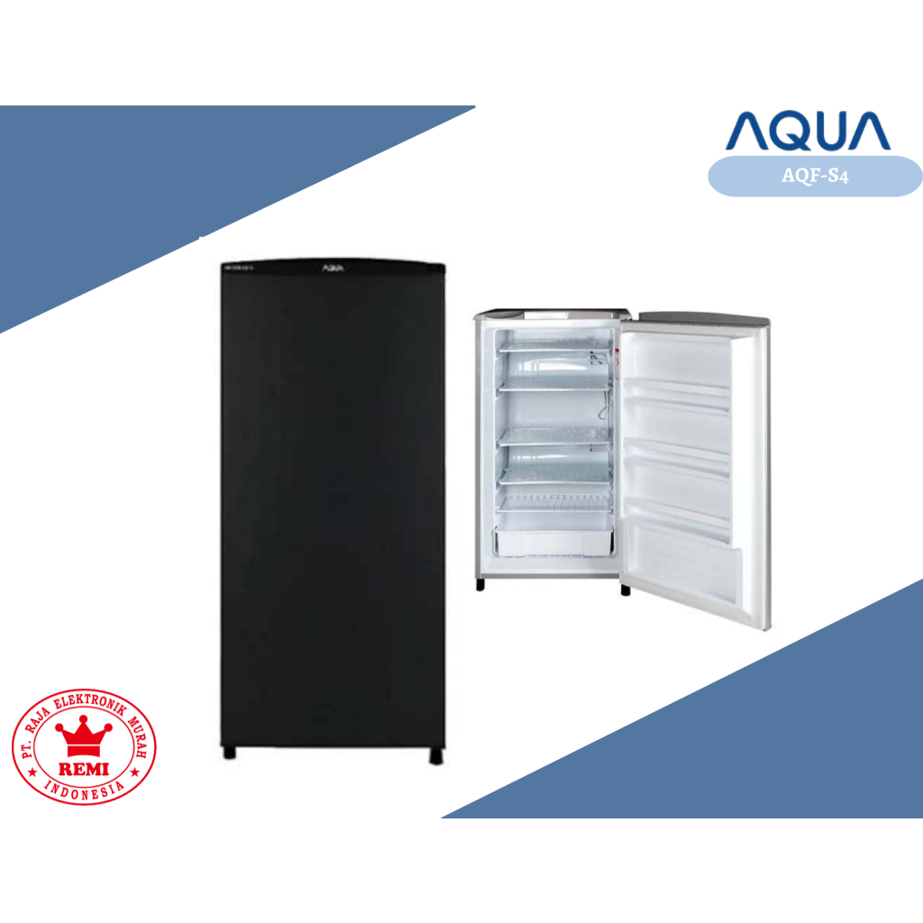 Jual Upright Freezer AQUA AQF-S4-DS Alat Pembeku Es Batu 4 Rak | Shopee ...
