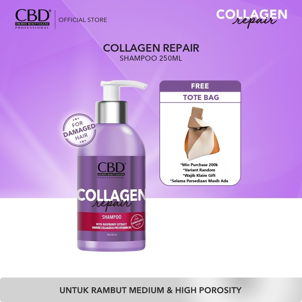 Jual CBD Collagen Repair Shampoo 250ml | Shopee Indonesia