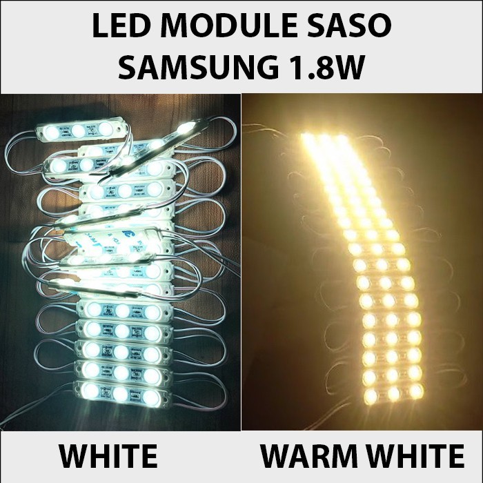 Jual LED MODULE Saso Samsung 1.8w W/WW | Shopee Indonesia