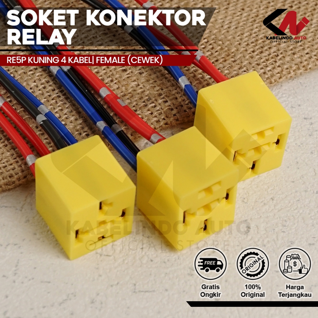 Jual Rumah Relay RE5P / Soket Relay / Socket Cable Relay / Kaki 5 Pin / Kaki 4 Pin | Shopee ...