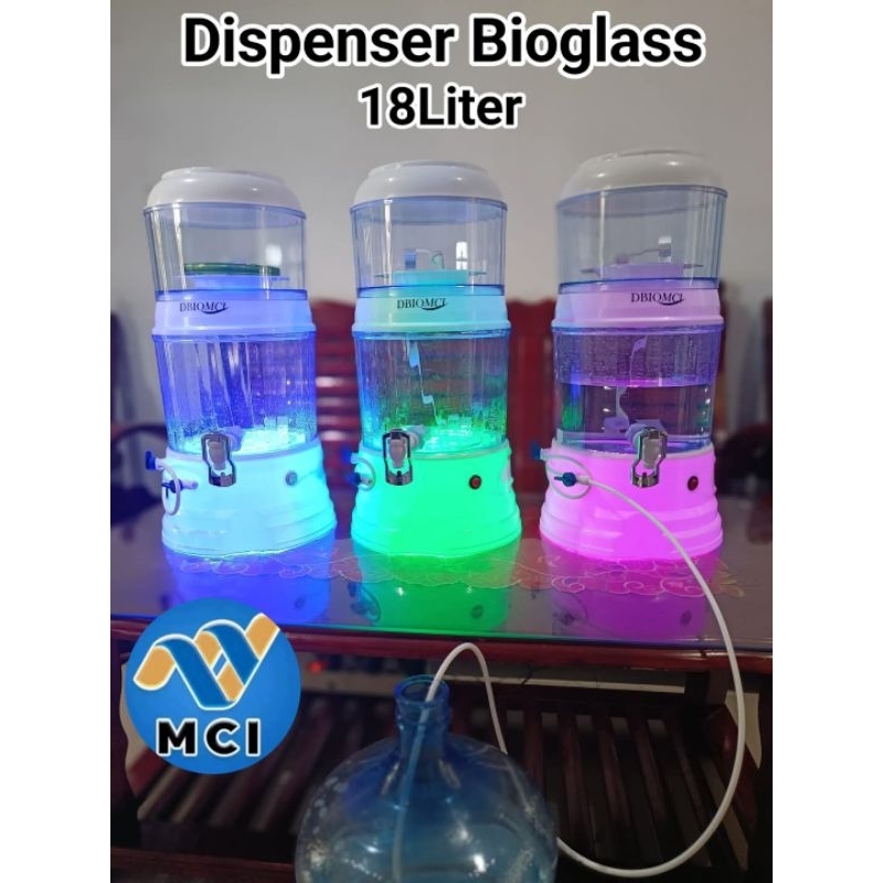 Jual Dispenser Bioglass Auto sedot air galon bawah | Shopee Indonesia
