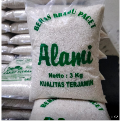 Jual Beras Bramu Pacet Alami Kemasan 3kg | Shopee Indonesia
