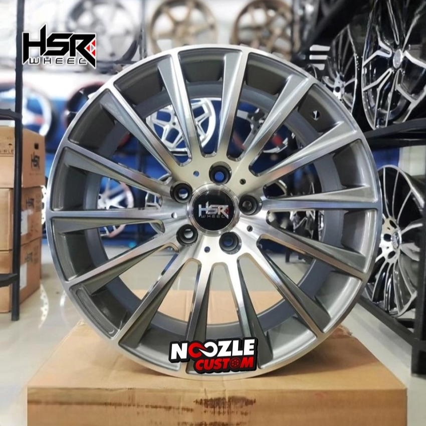 Jual Velg mobil R17 HSR Rostock Blade buat Mercy, Innova, Camry, Ertiga, Toyota Rush, Voxy ...