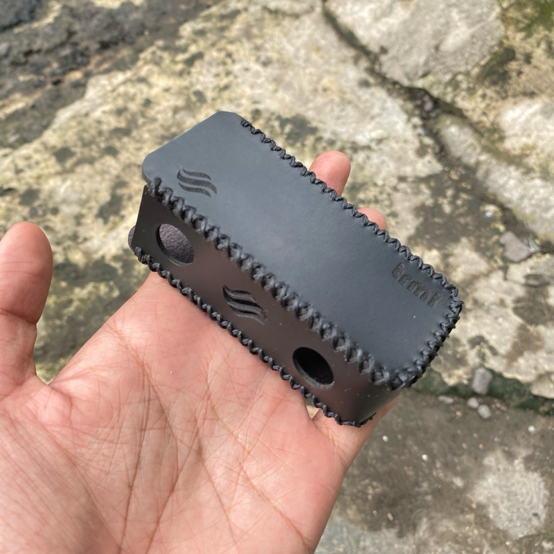 Jual Casing thermal kulit sintetis hitam jahitan benang costume ...