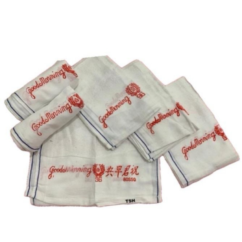 Jual Handuk Leher Good Morning Legendaris Premium Putih 35x80cm ...