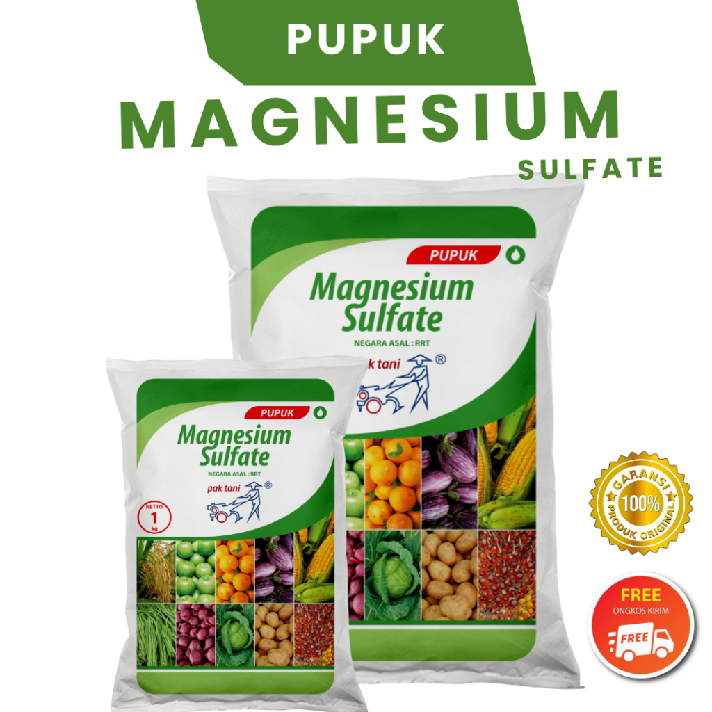 Jual PUPUK MAGNESIUM SULFATE PAK TANI KEMASAN PABRIK 1 KG | Shopee Indonesia