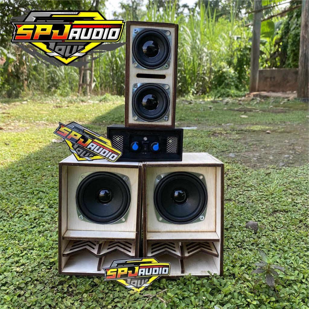 Jual Paket Sound Miniatur Fullset Box CBS Doble 3 Inch dan Line Array 2 ...