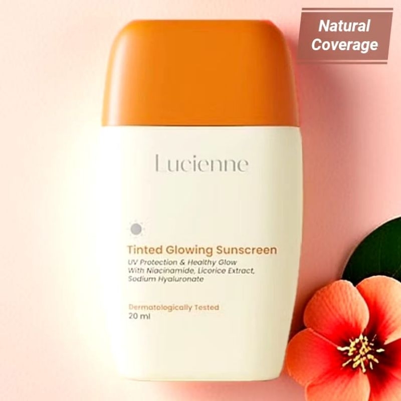 Jual Lucienne Tinted Glowing Whitening Sunscreen Spf 50 Pa ++ | Foundie ...